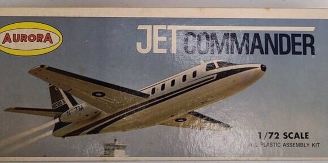 Very Rare Aurora 1/72 Scale Jet Commander Model Kit - Etsy