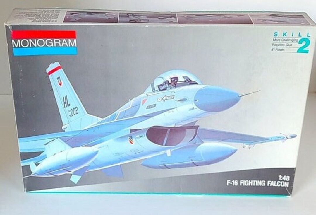 Monogram- F-16 Fighting Falcon Model Jet Kit - Etsy