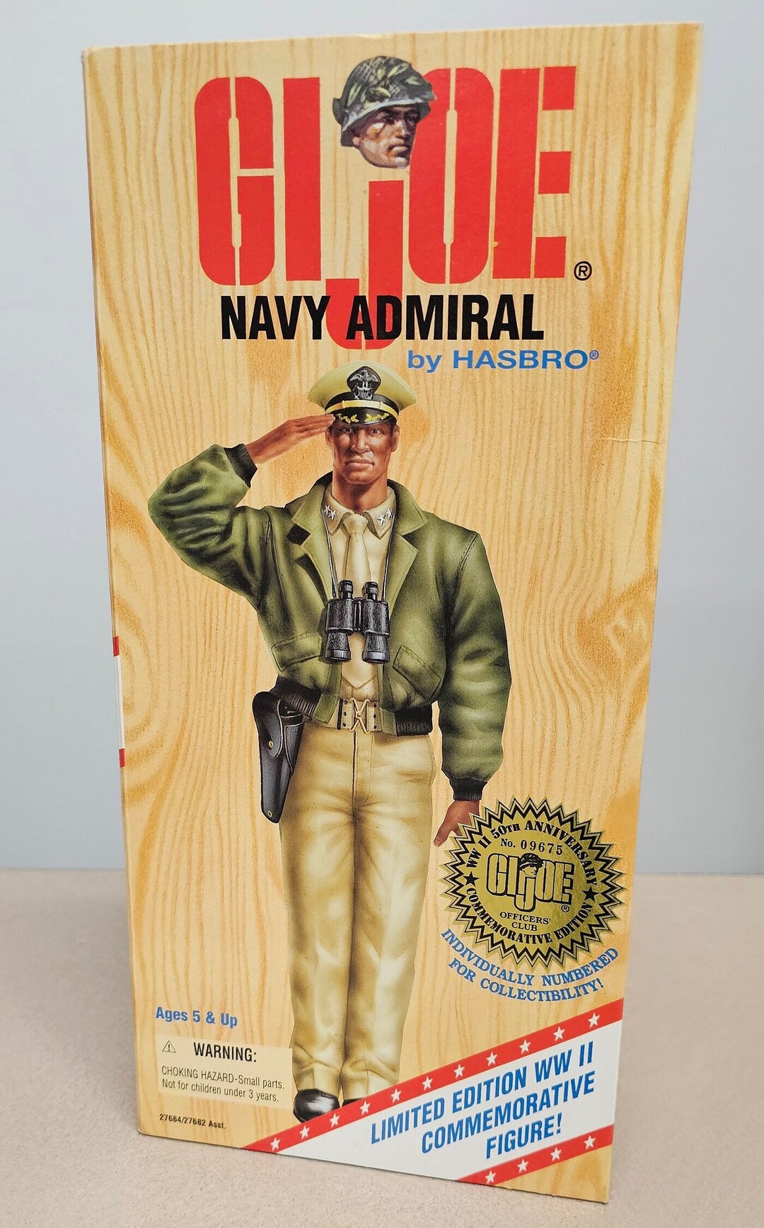 Hasbro-g.i. Joe- 1996 U.S. Navy Admiral-wwii 50th Anniversary ...