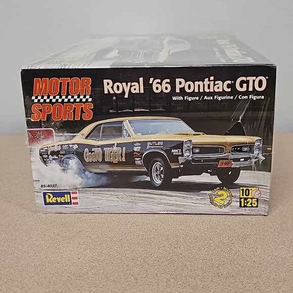 New-factory Sealed-revell motor Sports Royal 1966 Pontiac GTO W Figure ...