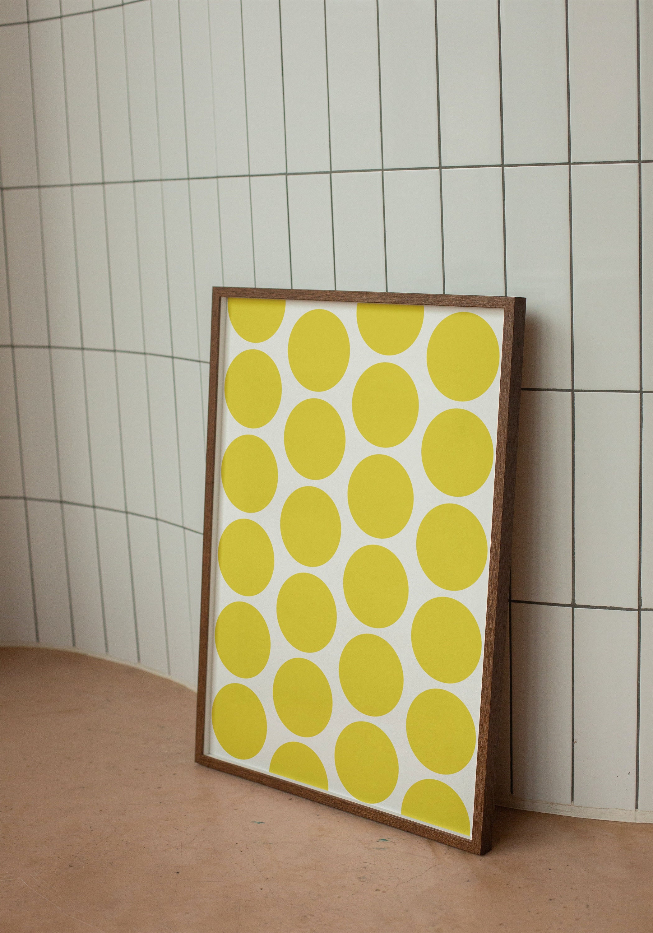 Big Yellow Dots Poster Bright Spots Wall Art Inspired by - Etsy