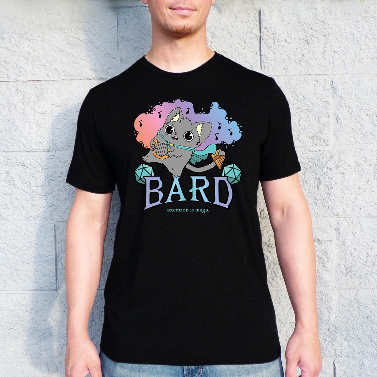 Dnd Bard Tshirt, Dnd Shirt, Bard Class Tshirt, Dnd Gifts, D20 Shirt ...