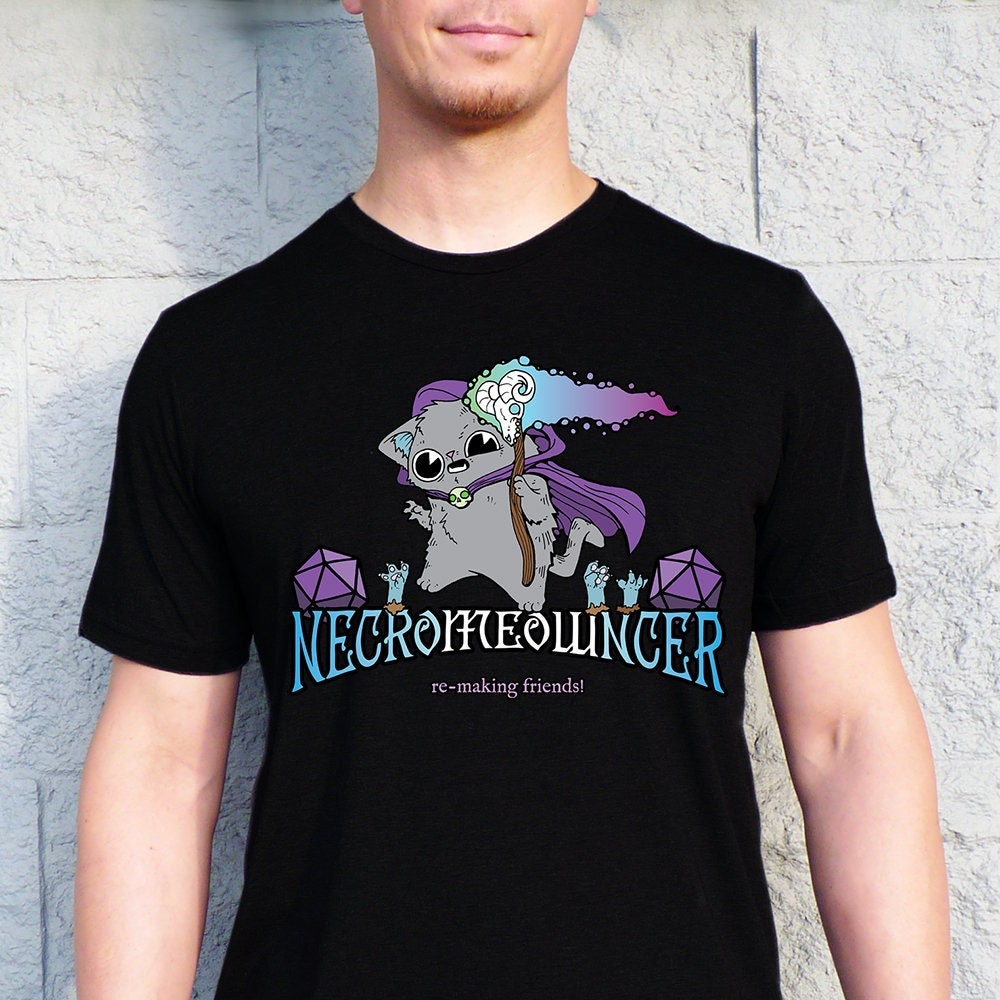Necromeowncer Tshirt, Dnd Shirt, Dnd Gifts for Players, Role Playing ...