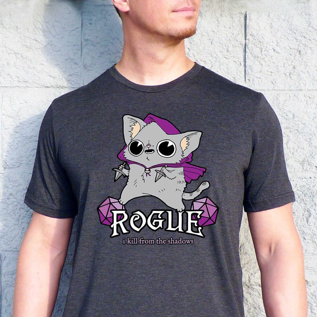 Dnd Shirt, Rogue Class Tshirt, Dnd Gifts, D20 Shirt, Role Playing Games ...