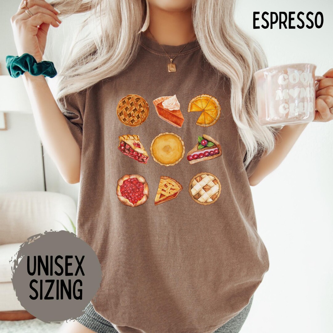 Pumpkin Pie Shirt Comfort Colors Shirts Thanksgiving Family Tshirt ...