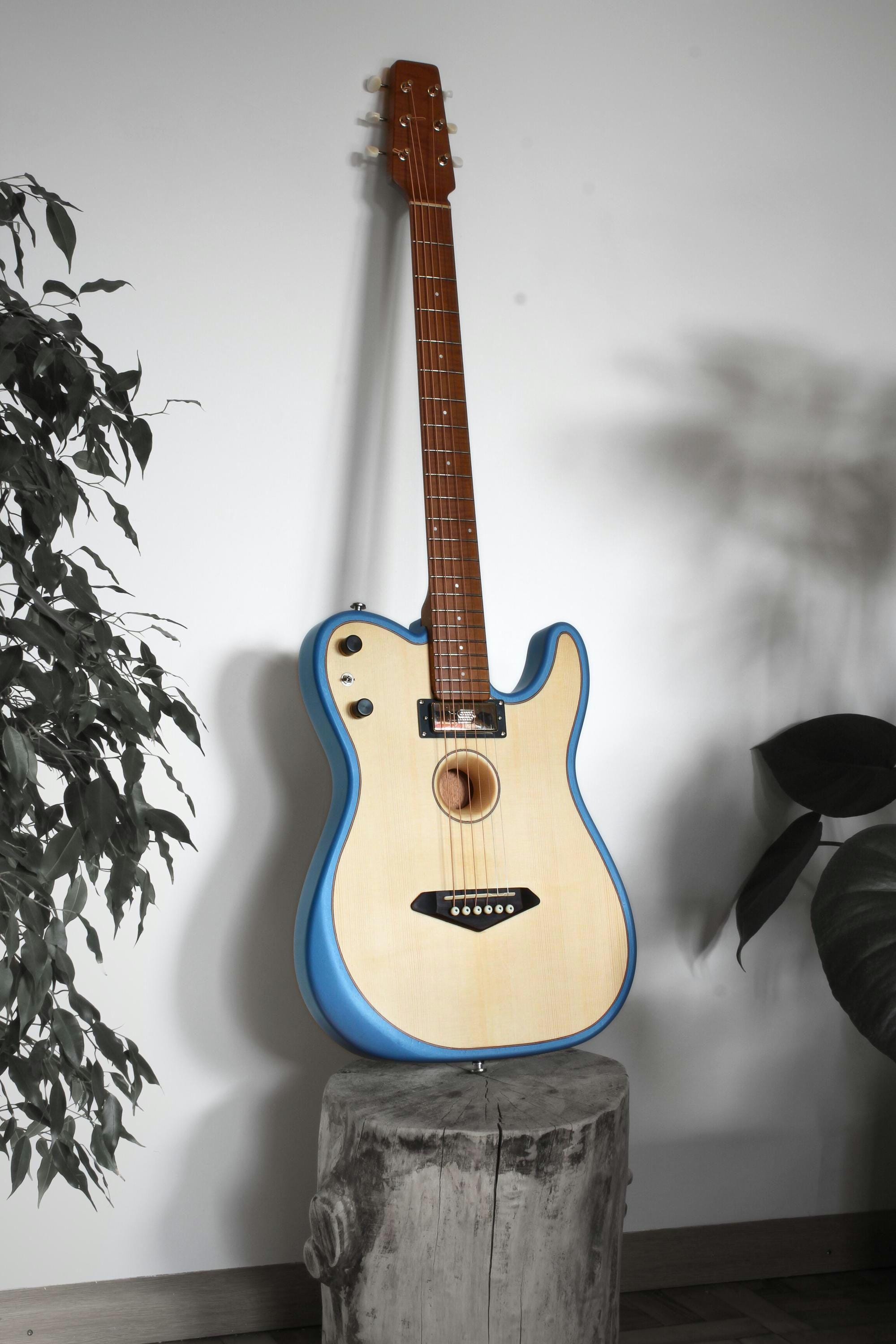 Hybrid Guitar - ACOUSTIC/ELECTRIC - Handmade, Telecaster Style ...