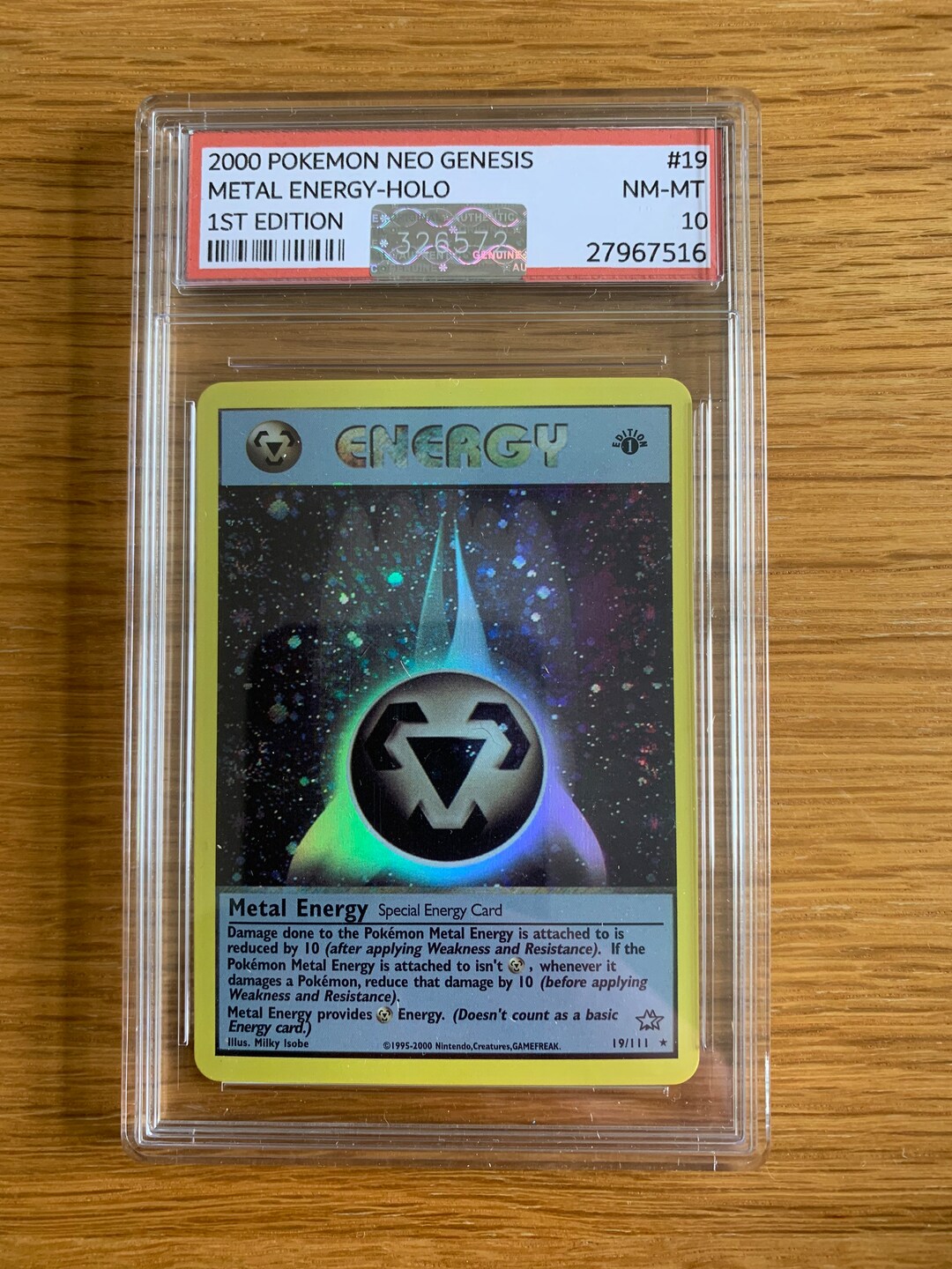 Cartes proxy Poke Metal Energy Holo 1ère édition - Etsy France