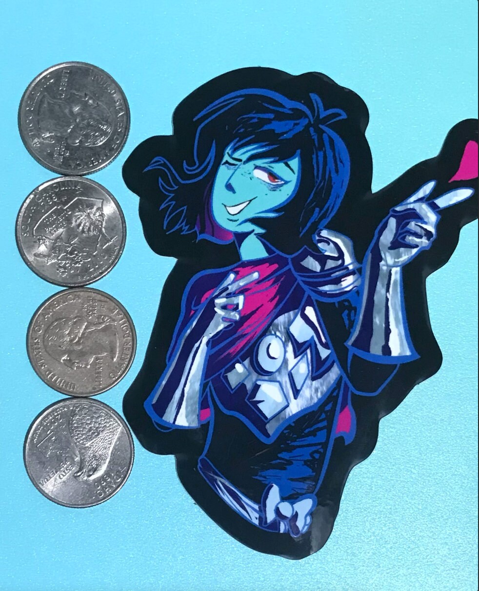 Kris Dreemurr Deltarune Vinyl Sticker - Etsy