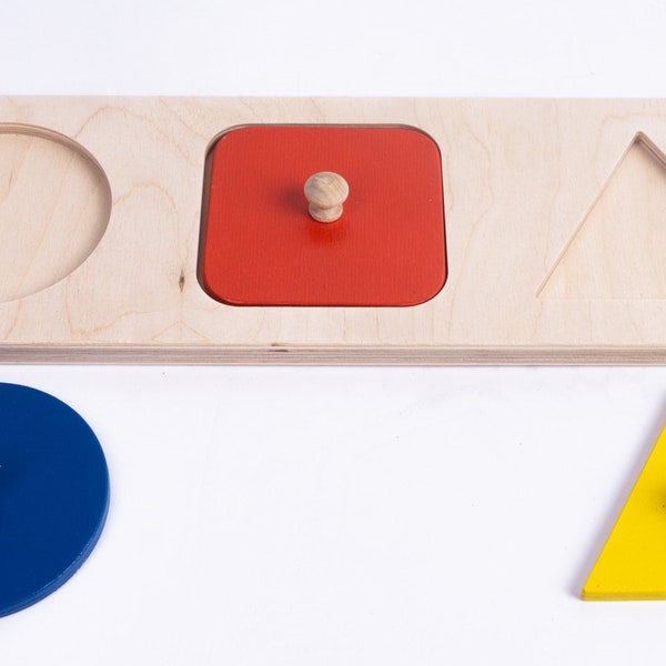 Wood Shape Peg Puzzle - Etsy