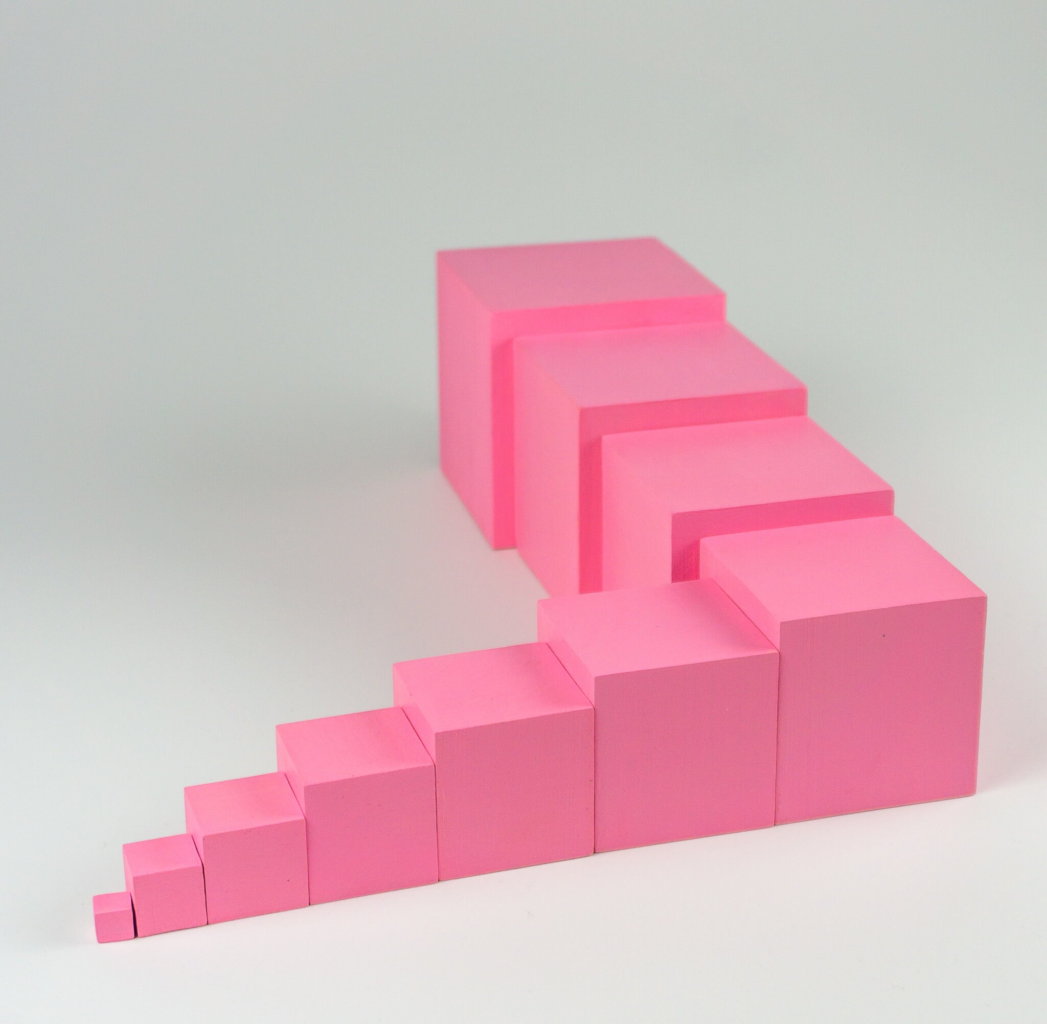 Pink Tower Montessori Educational Material - Etsy