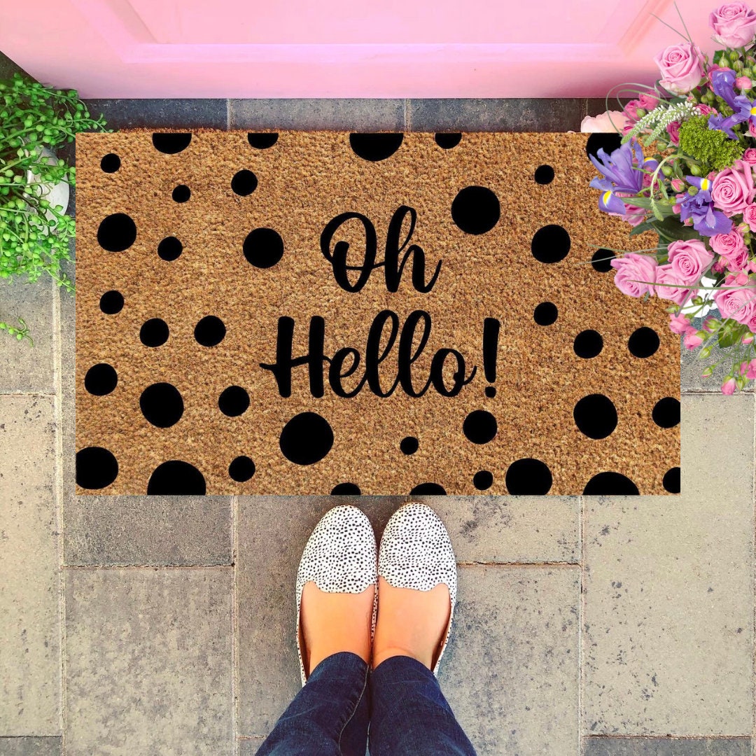 Oh Hello Doormat, Funny Doormat, Cute Doormat, Hello There, Front Door ...