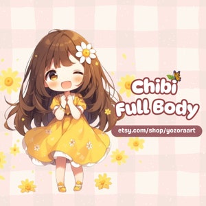 Custom Chibi Anime Cute Chibi Chibi Emotes Commission Chibi Twitch ...