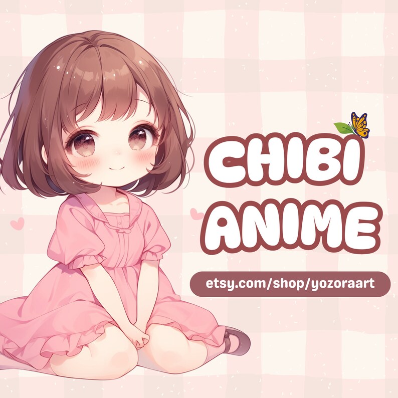 Custom Chibi Anime Cute Chibi Chibi Emotes Commission Chibi Twitch ...