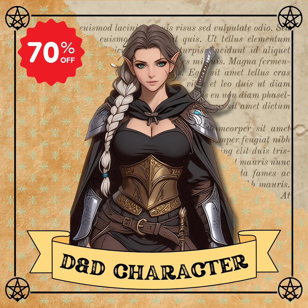 Custom DND Character, Dungeon and Dragons, Dnd Commission, Custom ...