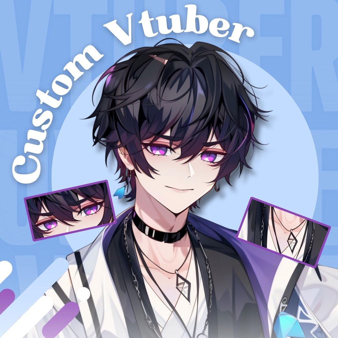 Custom Vtuber Model Commission | Anime Live2d Avatar | Personalized ...
