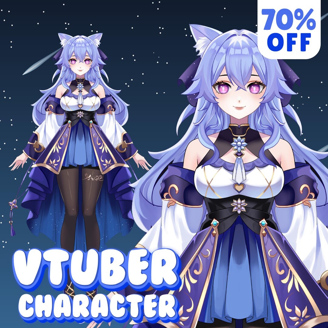 Modelo Vtuber Live2D personalizado / Vtuber Live2D / Personaje de anime ...