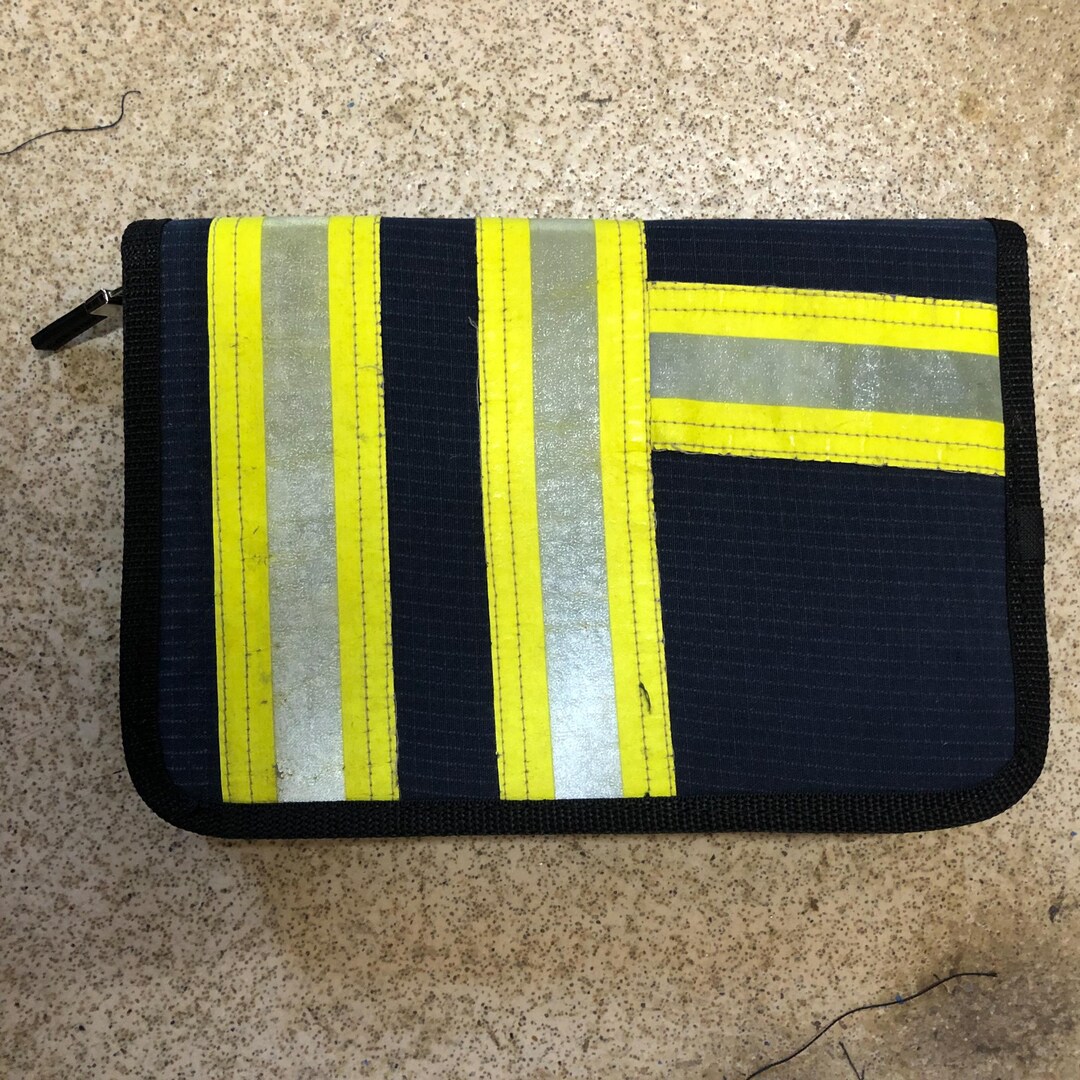 Firefighter's Jacket, Folding Folder, DIN A5, Upcycled, Fire Hose - Etsy