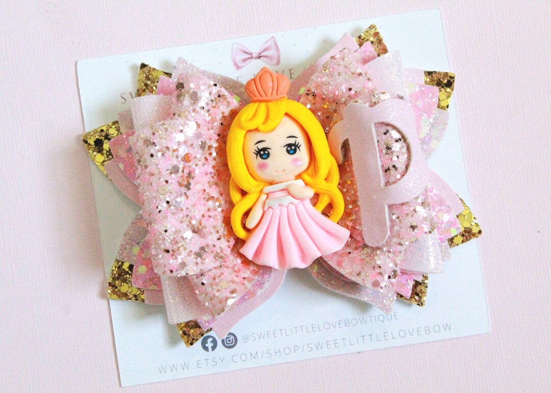 Sleeping Beauty Inspired Bow Set, Princess Aurora Bow, Disney Princess ...