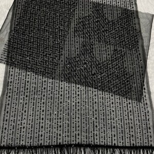 Black Color Net Sequence Work Saree, Saree for USA Women, Designer ...