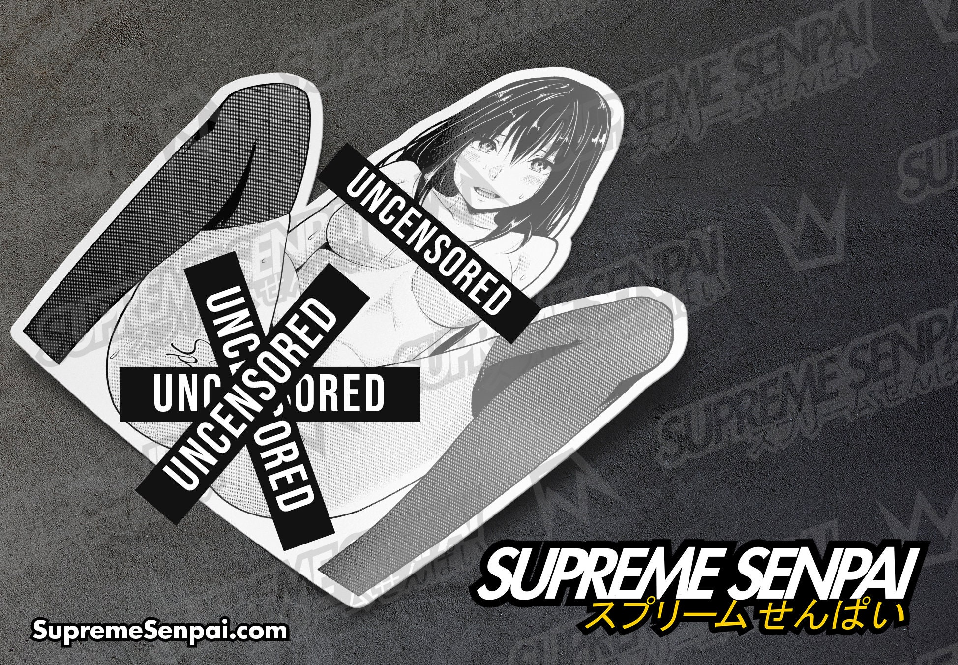 Anime Sticker Sexy Anime Girls Ecchi Anime Girl Stickers Lewd Etsy