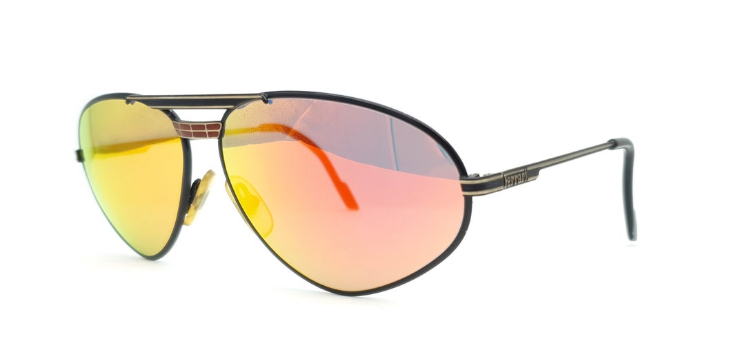 F1 Style FERRARI F 11 586 Sunglasses 80s 90s Aviator Vintage Retro ...