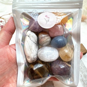 1/2 Pound Assorted Crystal Tumbles Bag Crystal Tumbles Bundle Crystal ...