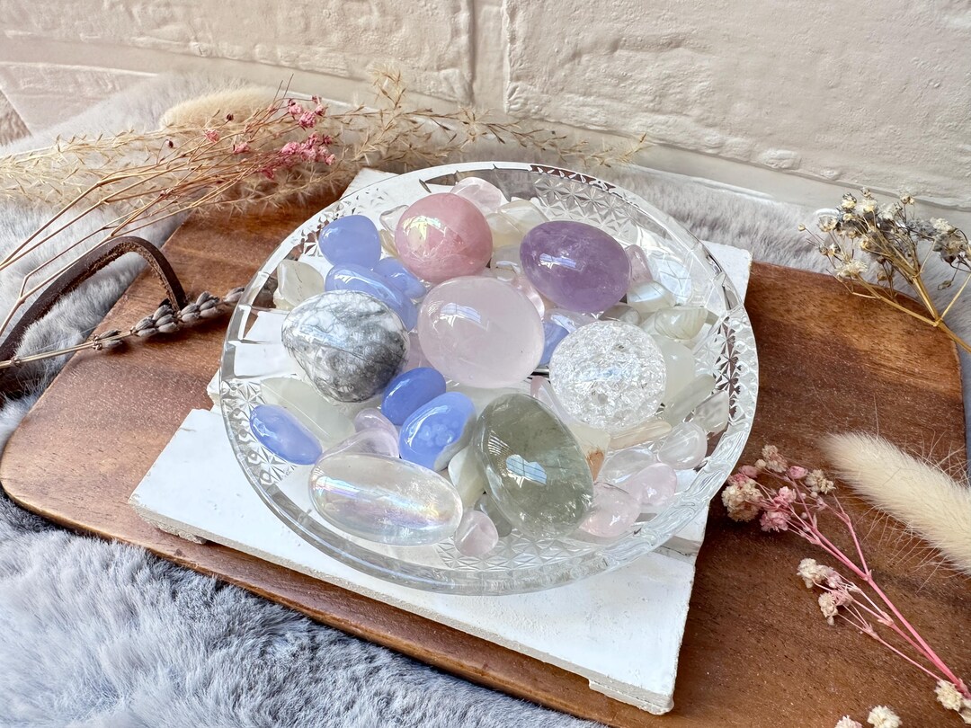 150g Bundle of Small Crystal Tumbles and Tiny Chips - Exact Set ...