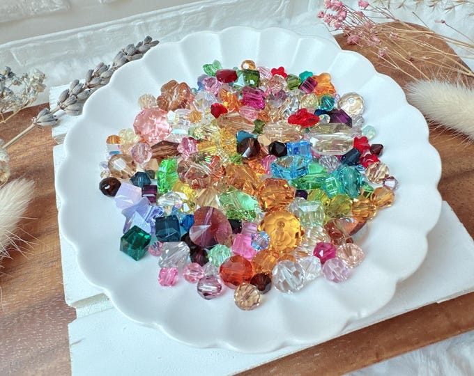Mini Swarovski Crystal Beads Assortment Mix Scoop | Loose Assorted ...