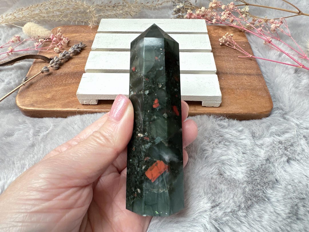 Beautiful Bloodstone Tower Obelisk - Etsy