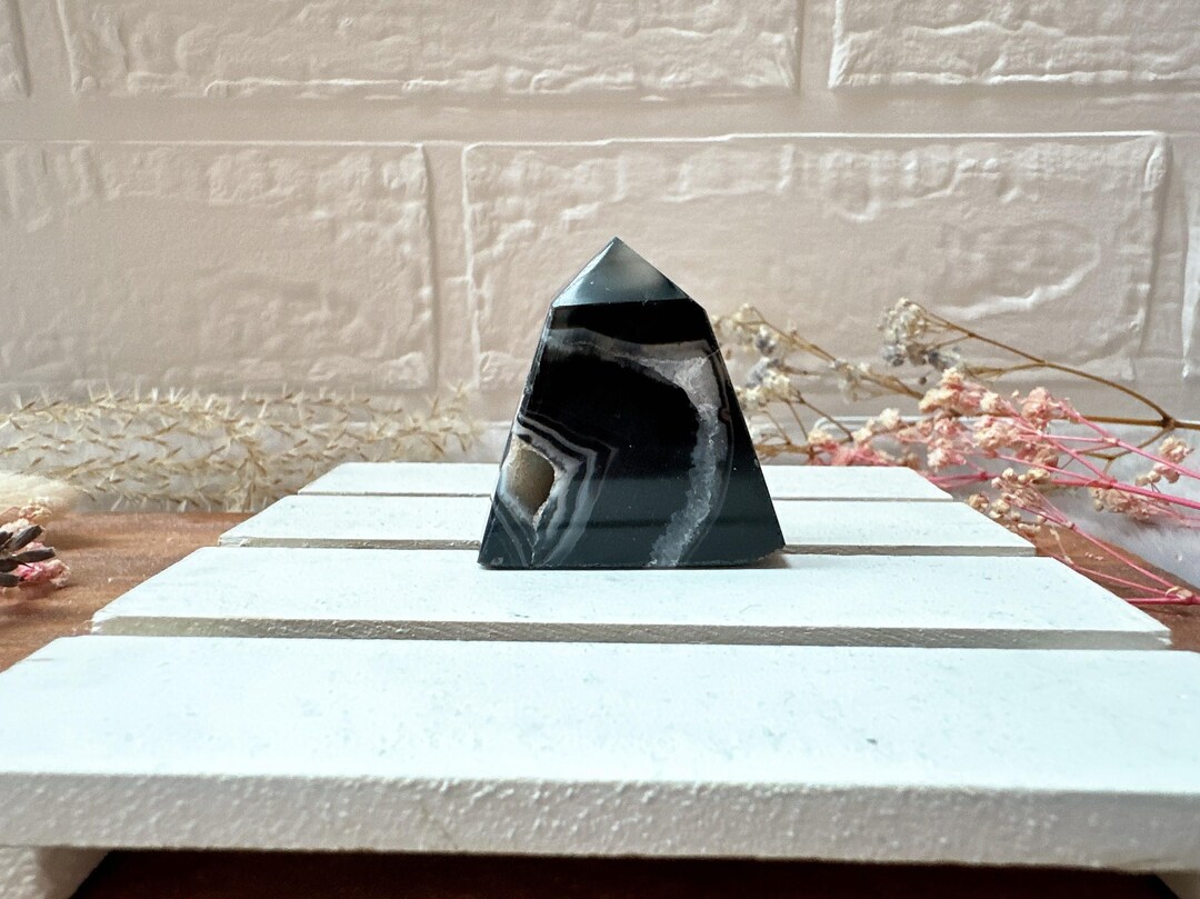 Beautiful Mini Black Onyx Tower Obelisk - Etsy