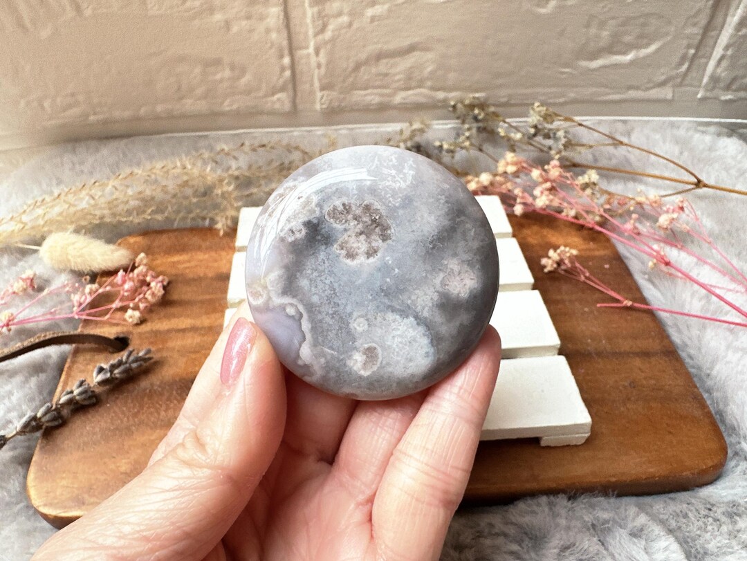 Beautiful Flower Agate Flat Stone - Etsy