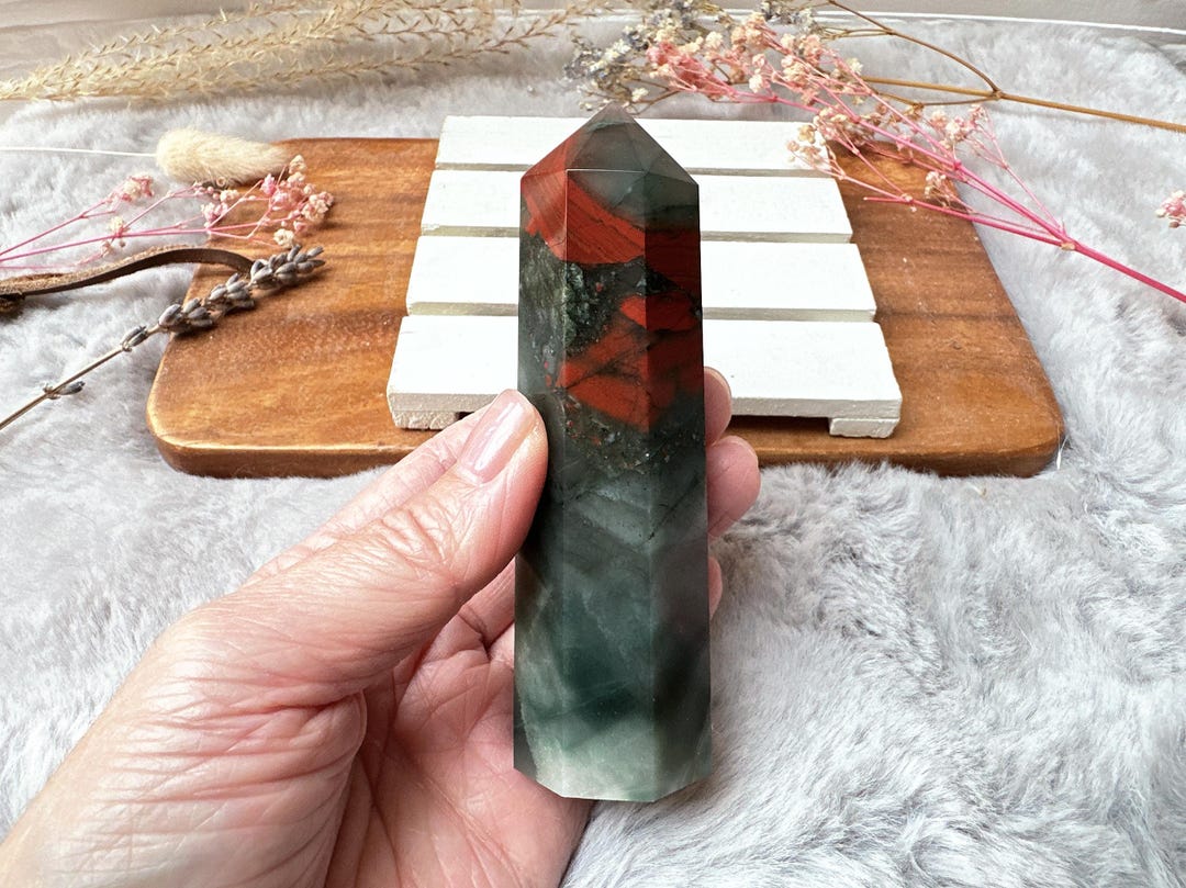 Beautiful Bloodstone Tower Obelisk - Etsy