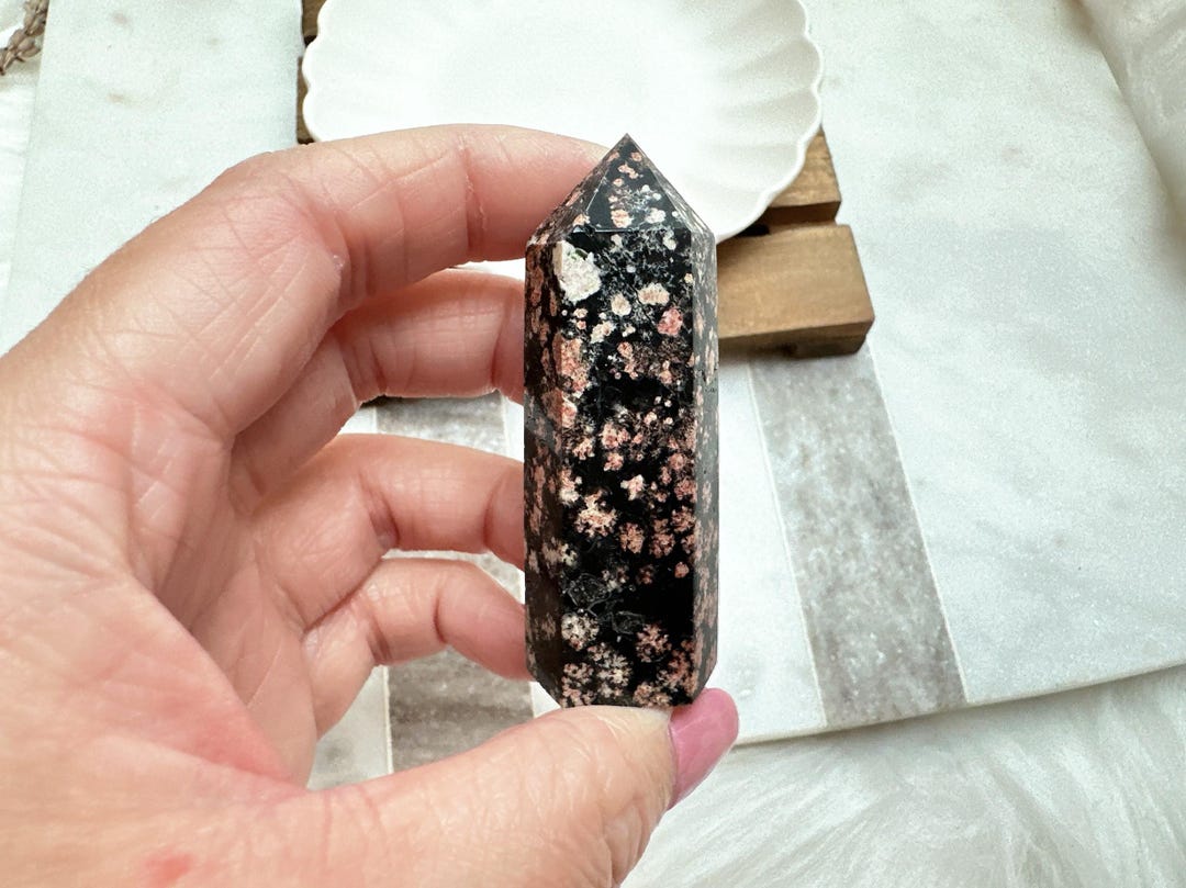 Beautiful Small Firework Obsidian Tower Obelisk - Etsy