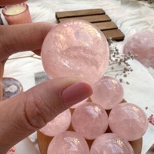 Gorgeous Rose Quartz Sphere - Etsy