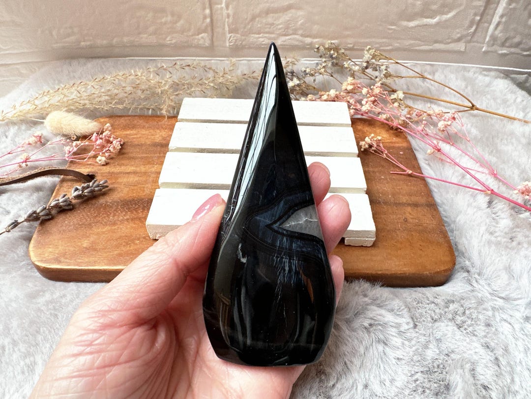 Beautiful Onyx Flame | Onyx Free Form - Etsy