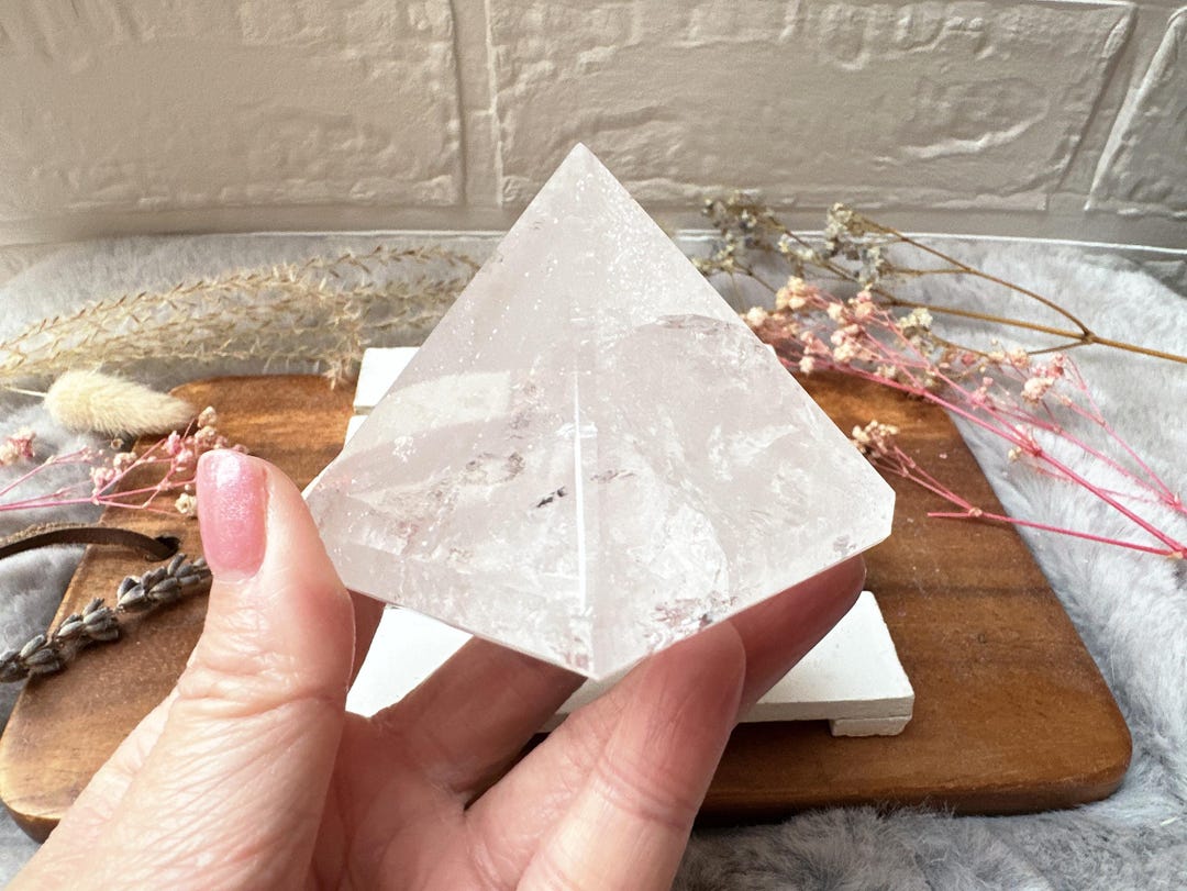 Gorgeous Clear Quartz Pyramid - Etsy