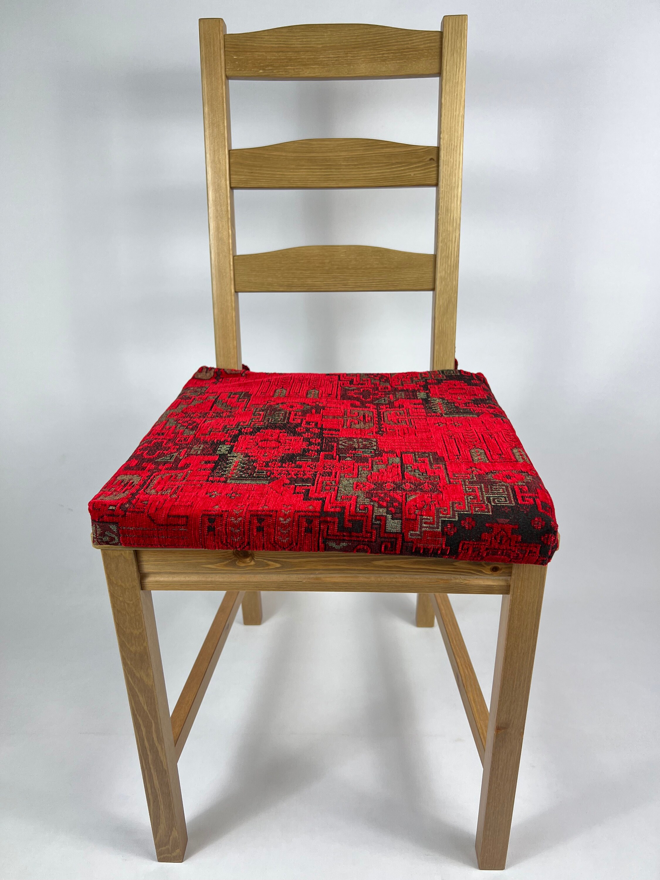 Kilim Designed Chair Cover Custom Made Chair Pad Ethnic Patterned ...