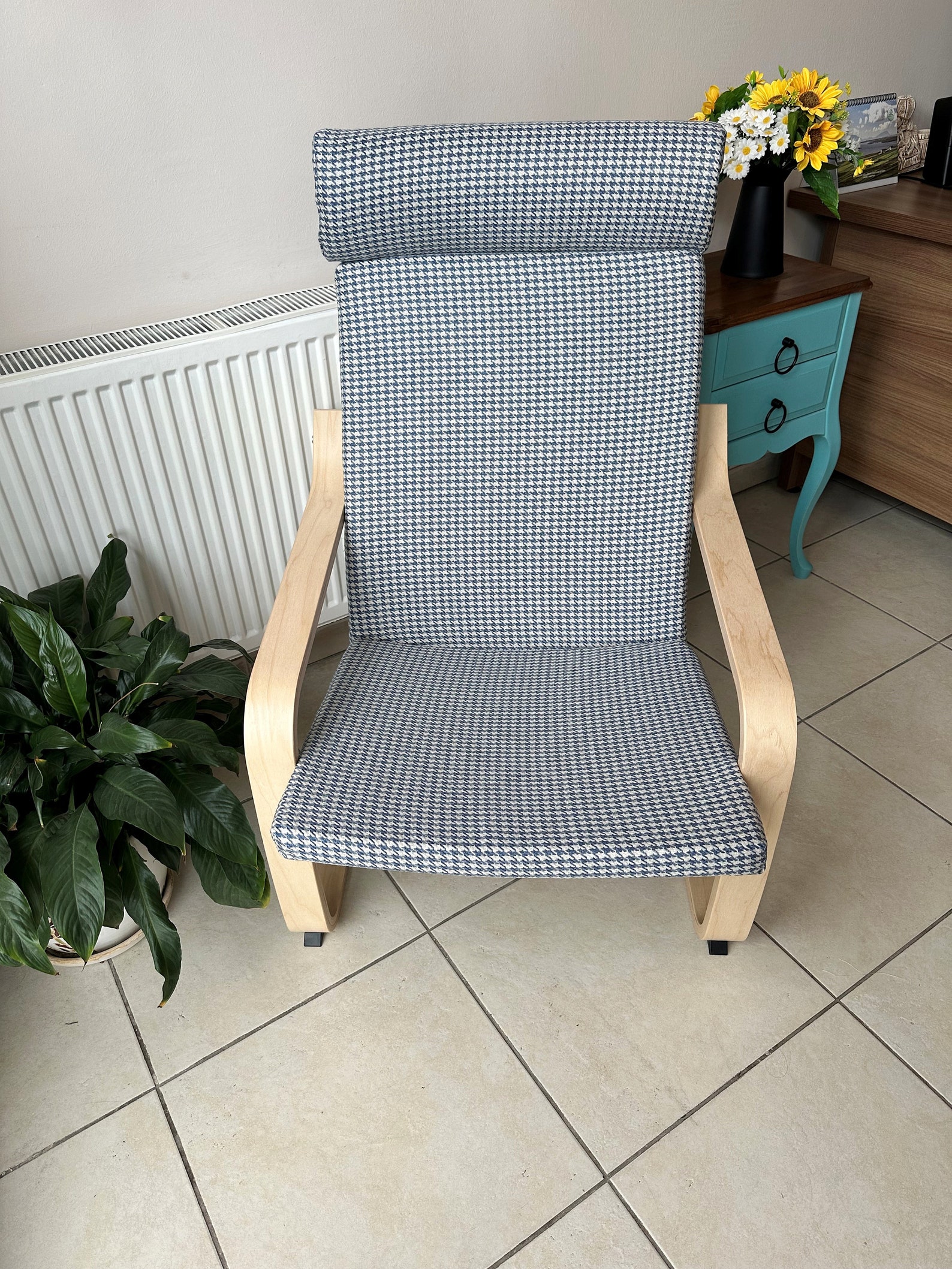 Poang Armchair Cover Custom Made Chair Cushion Poäng Seat Pads Cover ...