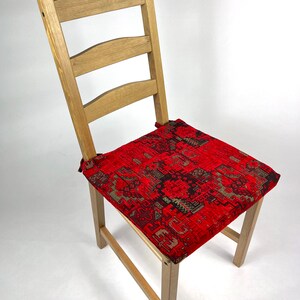 Kilim Designed Chair Cover Custom Made Chair Pad Ethnic Patterned ...