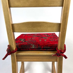 Kilim Designed Chair Cover Custom Made Chair Pad Ethnic Patterned ...
