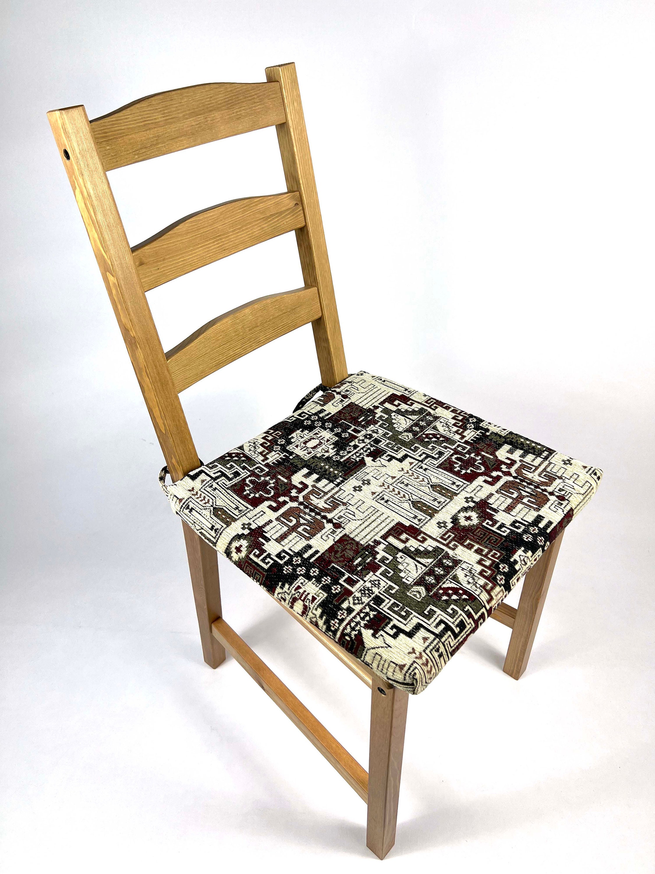 Kilim Designed Chair Cover Custom Made Chair Pad Ethnic Patterned ...