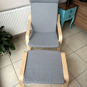 Poang Armchair Cover Custom Made Chair Cushion Poäng Seat Pads Cover ...