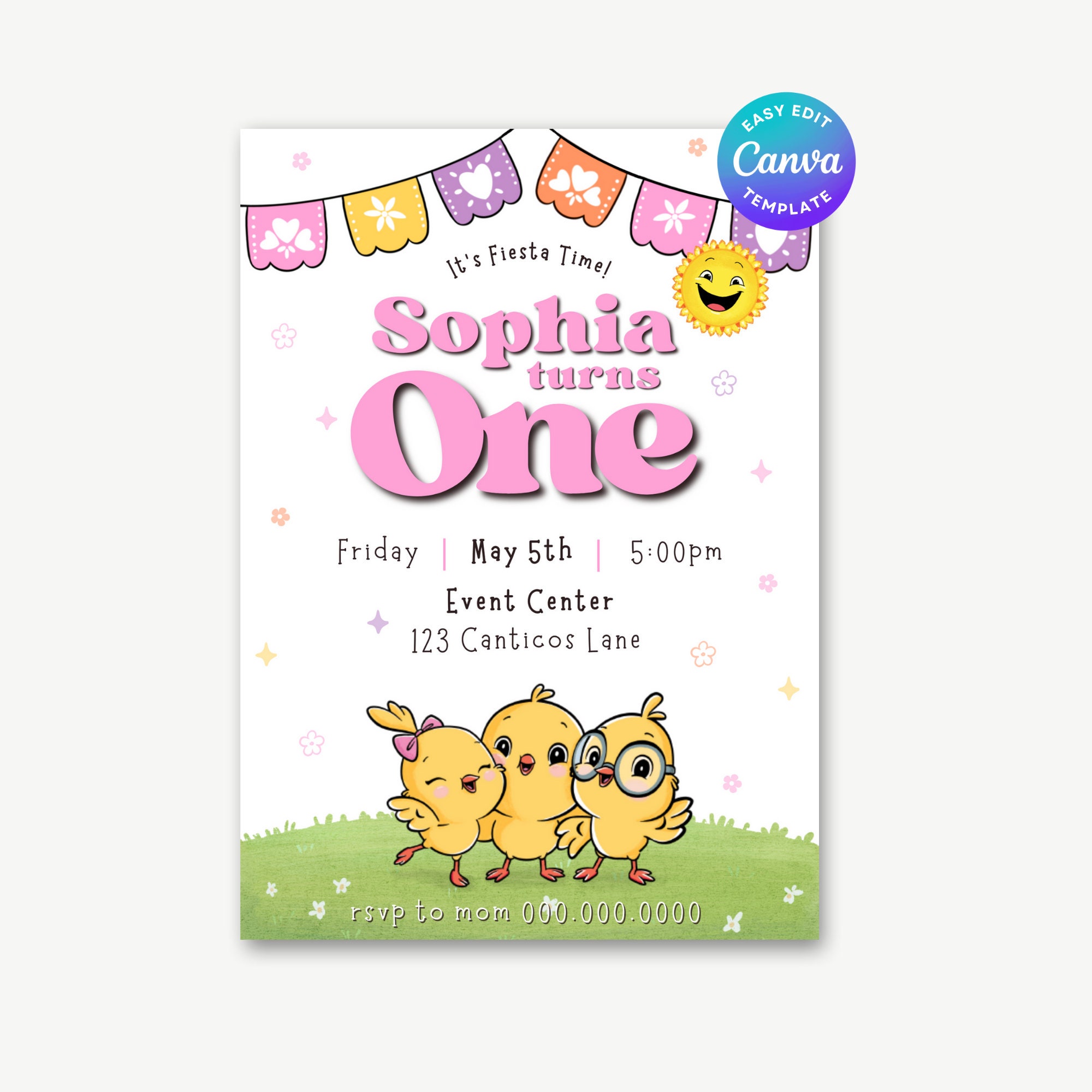 Canticos Invitation, Canticos, Invitation Template, Canticos Fiesta ...