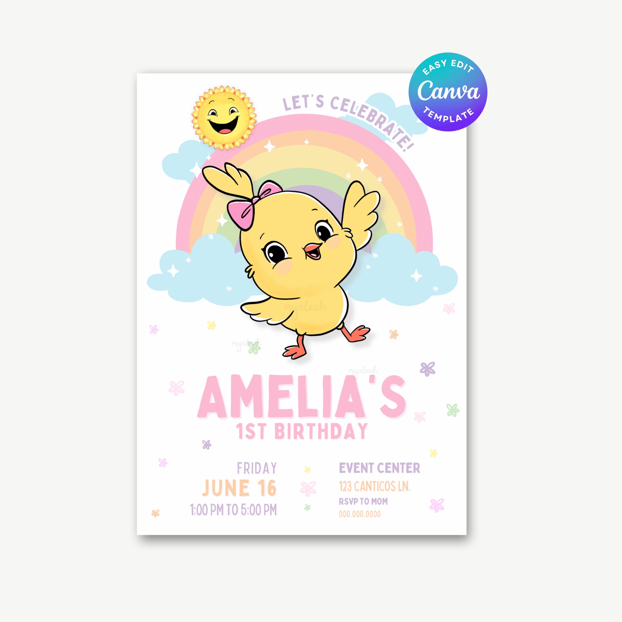 Canticos Invitation, Canticos, Invite Template, Canticos Fiesta ...