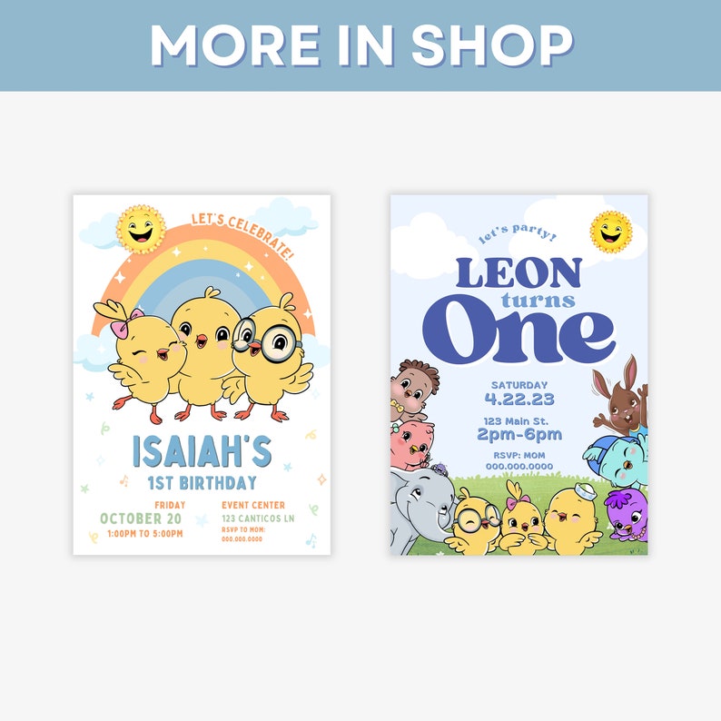 Canticos Invitation, Canticos, Invite Template, Canticos Fiesta ...