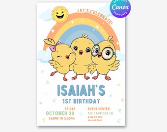 Canticos Invitation, Canticos, Invite Template, Canticos Fiesta ...