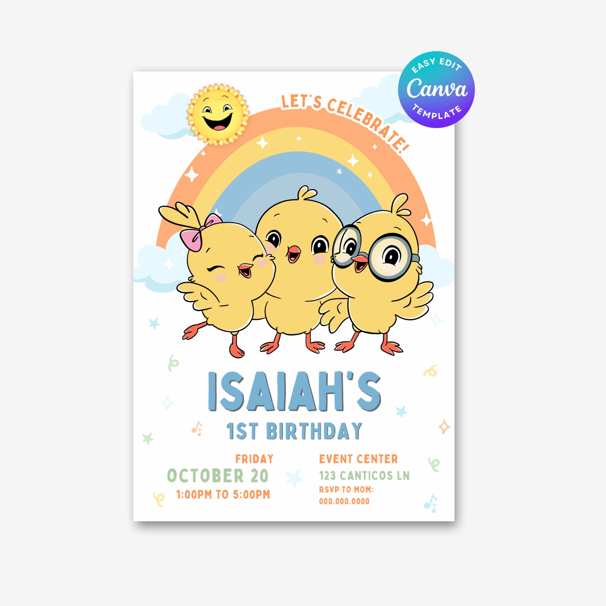 Canticos Invitation, Canticos, Invite Template, Canticos Fiesta ...