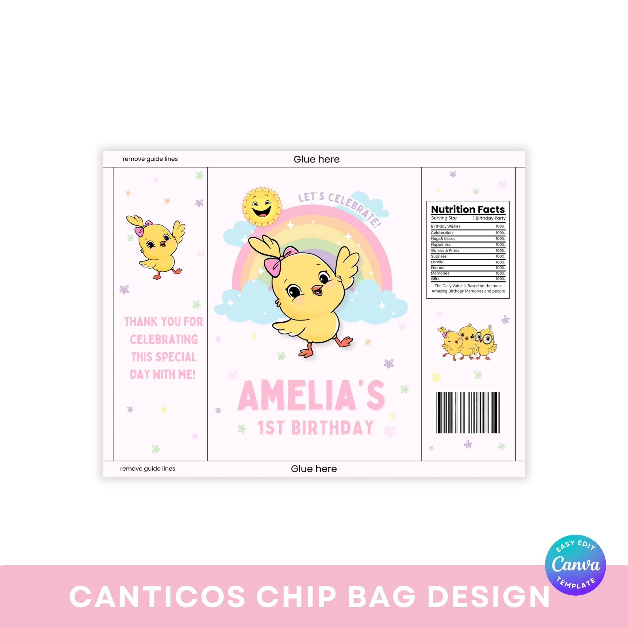 Canticos Chip Bag, Canticos, Canticos Fiesta, Canticos Birthday, Kiki ...