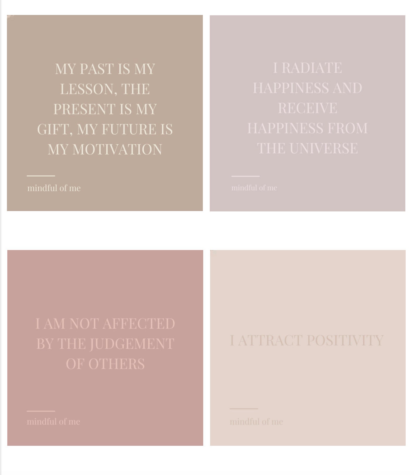 20 Printable Affirmation Cards, Self-love Cards, Motivational and ...