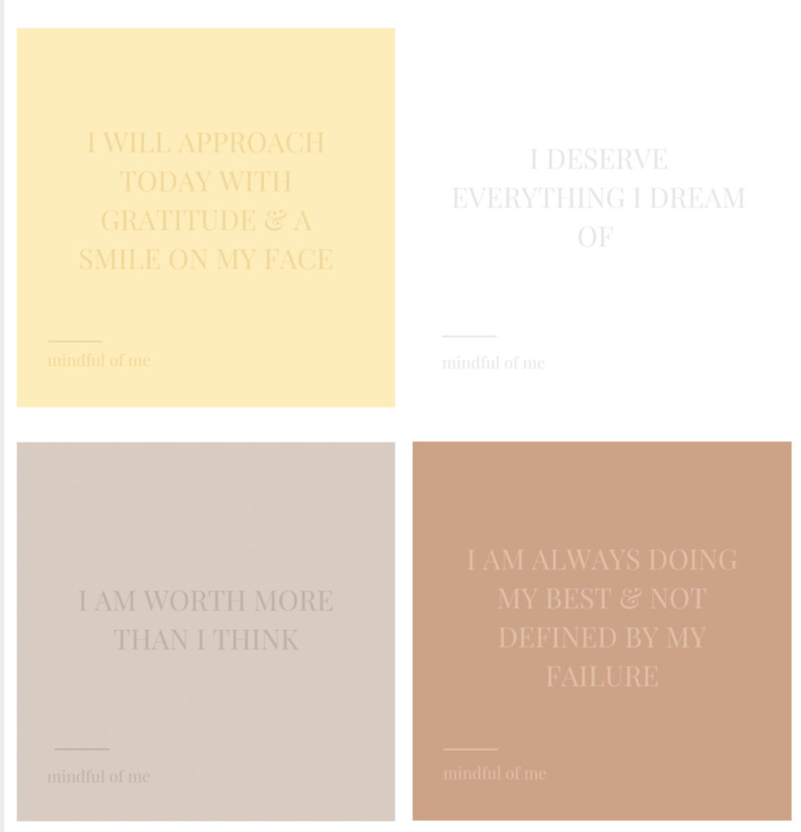 20 Printable Affirmation Cards, Self-love Cards, Motivational and ...